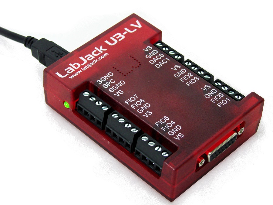 Datalogger DAQ LabJack U3-LV | Didácticas Electrónicas I+D