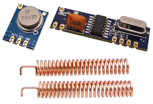 Tx/Rx ASK RF de 433 MHz con antena, SRX882 Y STX882 | Didácticas ...
