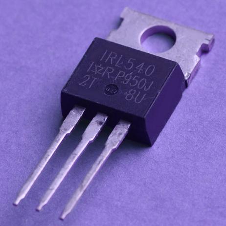 Mosfet IRL540 canal N 100V, 28A. GENÉRICO | Didácticas Electrónicas I+D