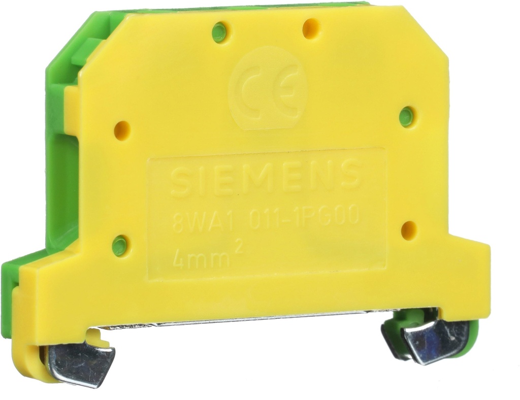 Bornera Tierra riel omega 7.2mm DIN-Siemens | Didácticas Electrónicas I+D