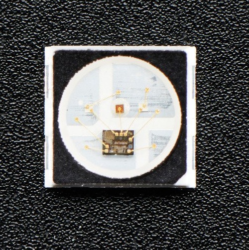 LED NeoPixel Mini 3535 RGB con chip controlador integrado. Negro ...