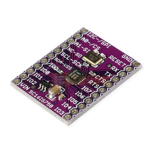 Conversor UART TTL a I2C/SPI. SC16IS750 | Didácticas Electrónicas I+D