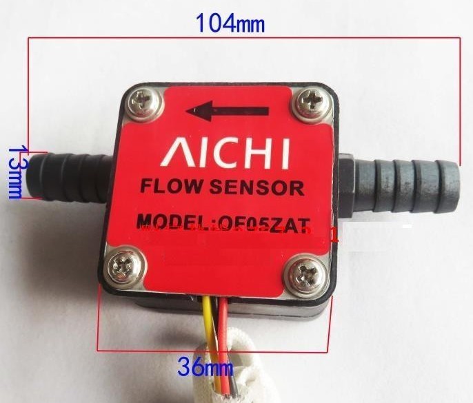 Sensor de flujo OF05ZAT | Didácticas Electrónicas I+D